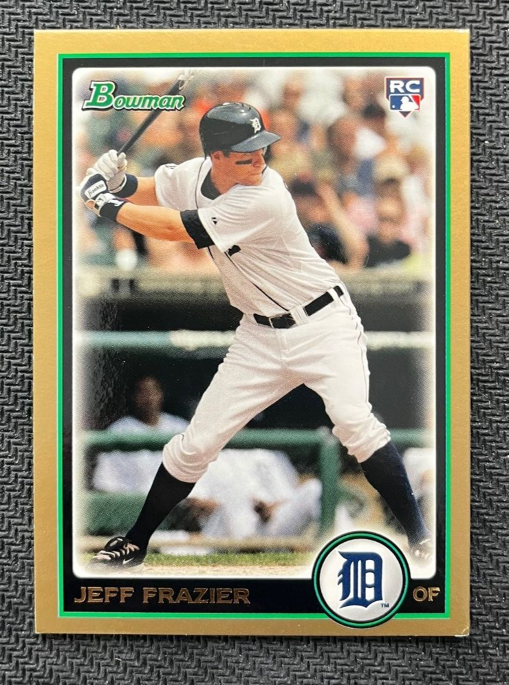 2010 Bowman Draft Picks & Prospects #BDP88 Jeff Frazier Gold Rookie ...