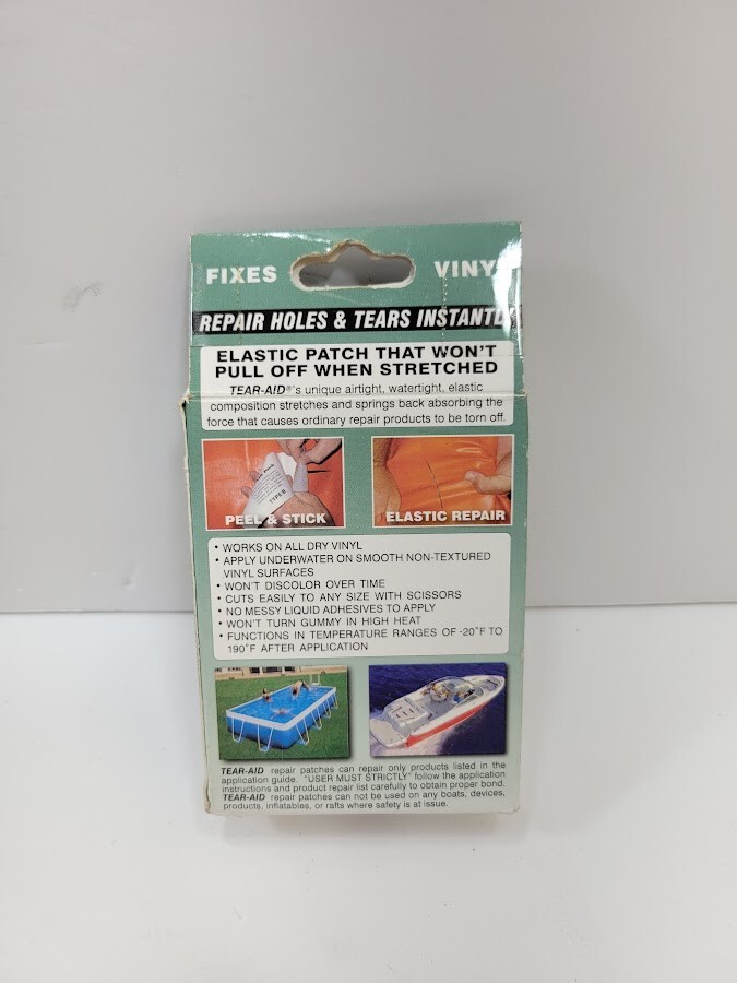 Tear-Aid Patch Type B Clear Vinyl Repair Patch Kit | eBay