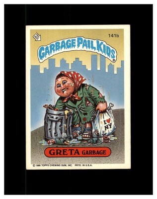 1986 Topps Garbage Pail Kids Series 4 Greta Garbage #141b | eBay