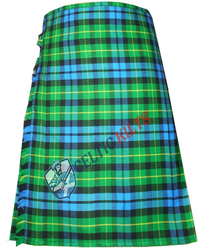 Scottish Traditional Handmade Green Clan Tartan 8 Yard Tartan kilt for ...