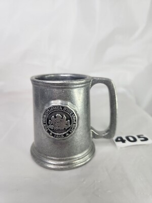 Pennsylvania State Mug Tankard Pewter Small Has Inscription On Back ...