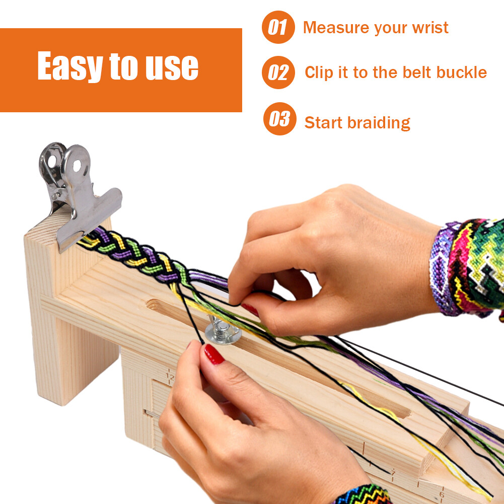 Adjustable Length Jig Bracelet Maker Handmade For Braiding Paracord ...