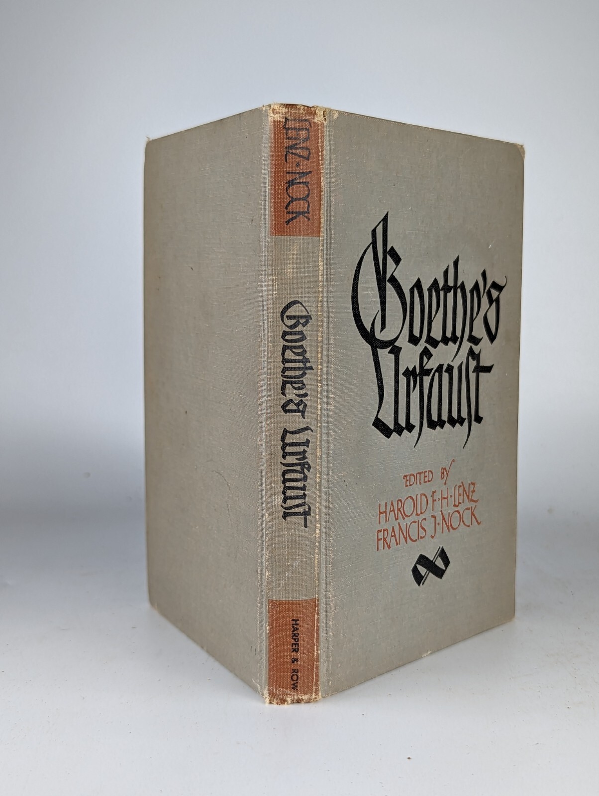 Goethe's Urfaust by Harold Lenz 1938 Edition HC Book | eBay
