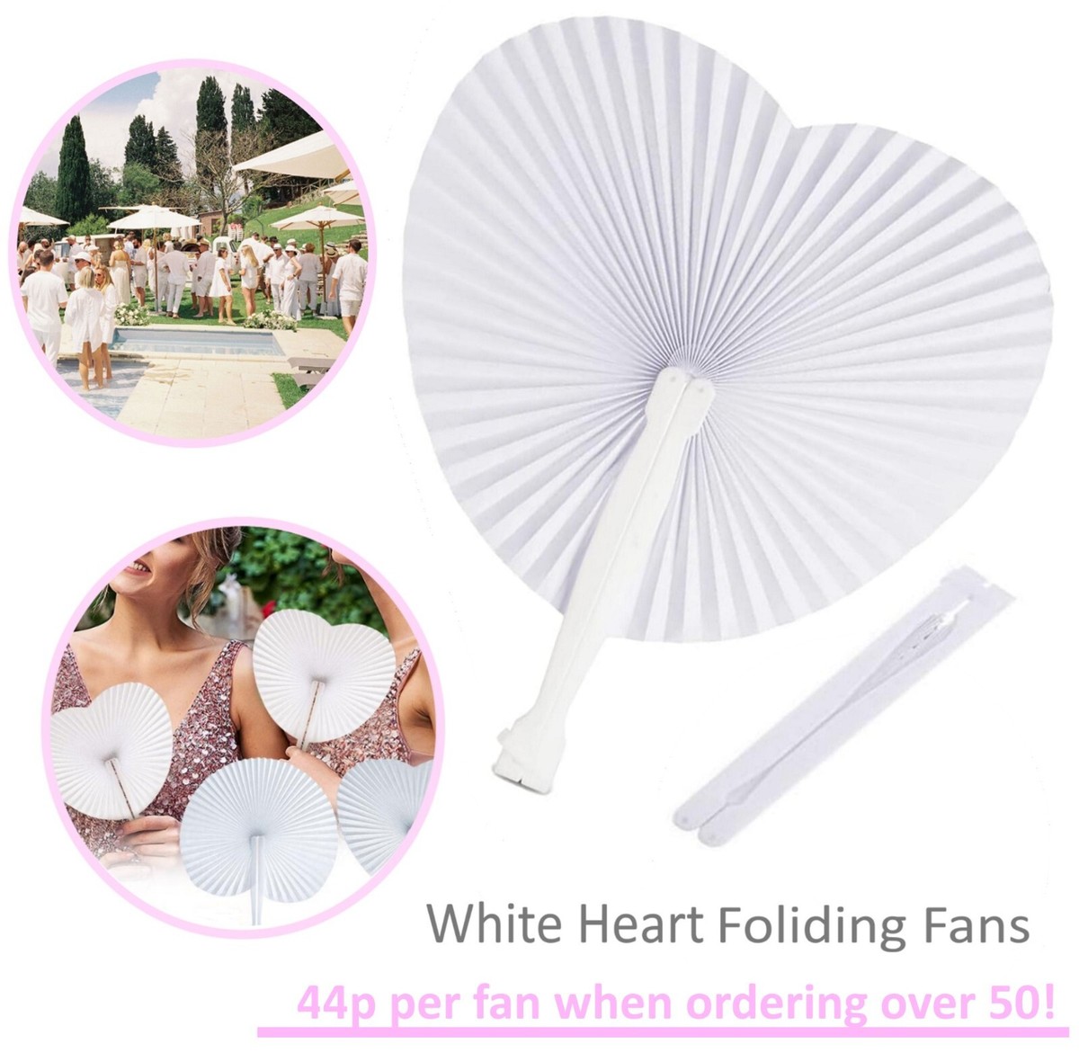 Heart Shaped Fan Template Valentines Heart Paper Fan Decorations (Pack