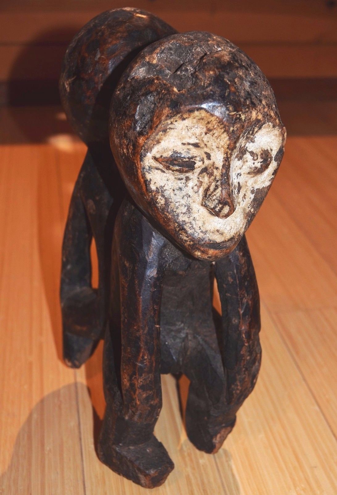 Antique African Lega Tribe Male Female Couple Figure Bwami Society ...