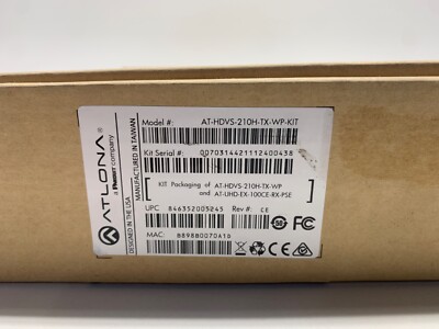 Atlona AT-HDVS-210H-TX-WP-KIT, HDMI/HDBaseT Wall Extender Tx/Rx Kit ...