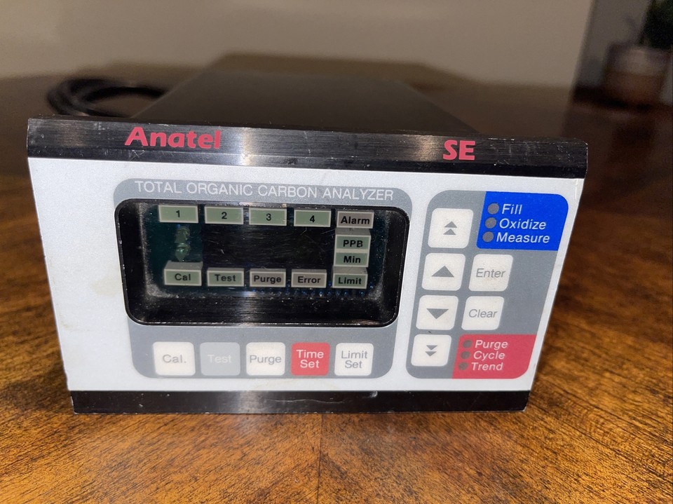ANATEL A-100 PORTABLE TOTAL ORGANIC CARBON ANALYZER FG/10000-01 | eBay