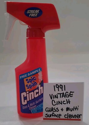 Spic And Span Cinch Glass Cleaner Surface Vtg. 1991 Movie Prop Full ...
