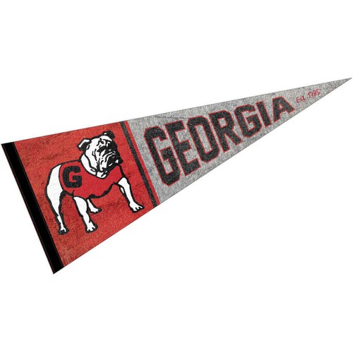 Georgia Bulldogs Throwback Vintage Full Size Pennant | eBay