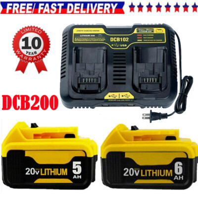20 Volt replacement for DeWalt 6.0AH LithiumIon DCB200 DCB206 Battery ...