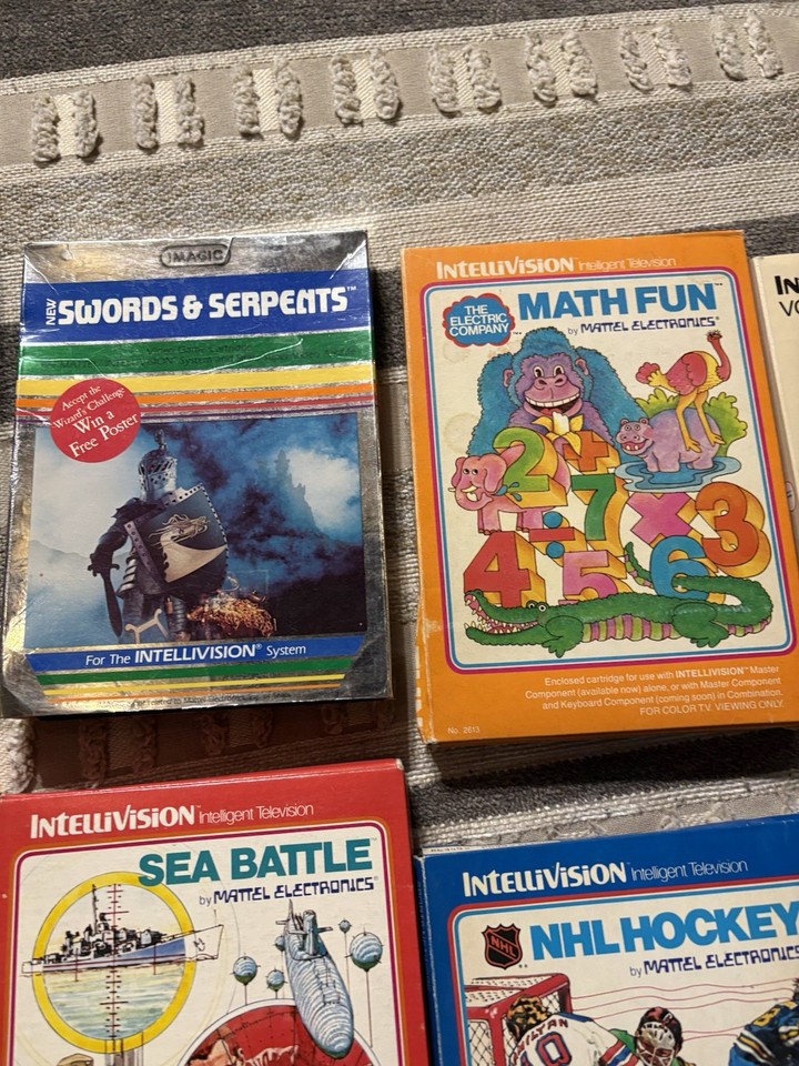 Vintage Retro intellivision games lot Preowned | eBay