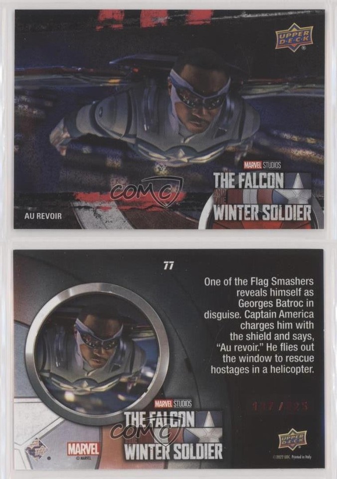 2022 Marvel Studios' The and Winter Soldier Black Red Flag Smasher ...