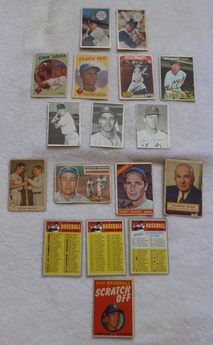 Vintage Baseball Card Lot – Legendary Players, 3-D Rarities ...