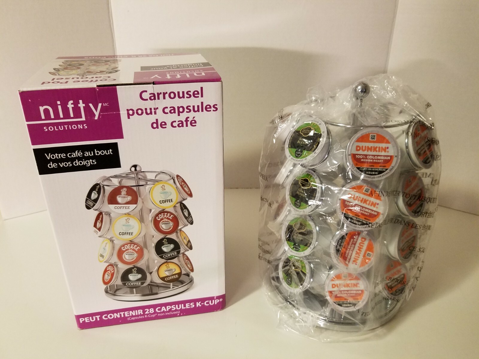 Nifty 5728 28 K-Cup Carousel - Chrome for sale online | eBay