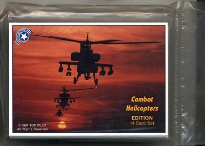 Top Pilot - Combat Helicopters - 14 card set [1991] | eBay