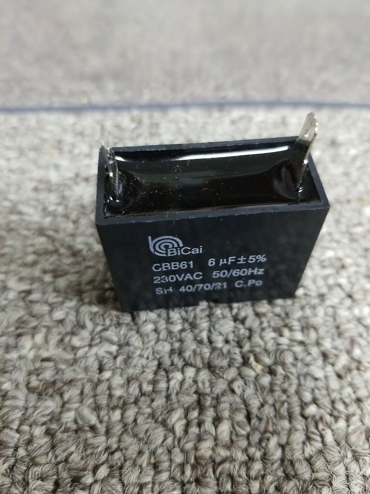 BICAI OEM Capacitor 6UF 230V AC CBB61 Microwave/ Fan Motor Capacitor ...