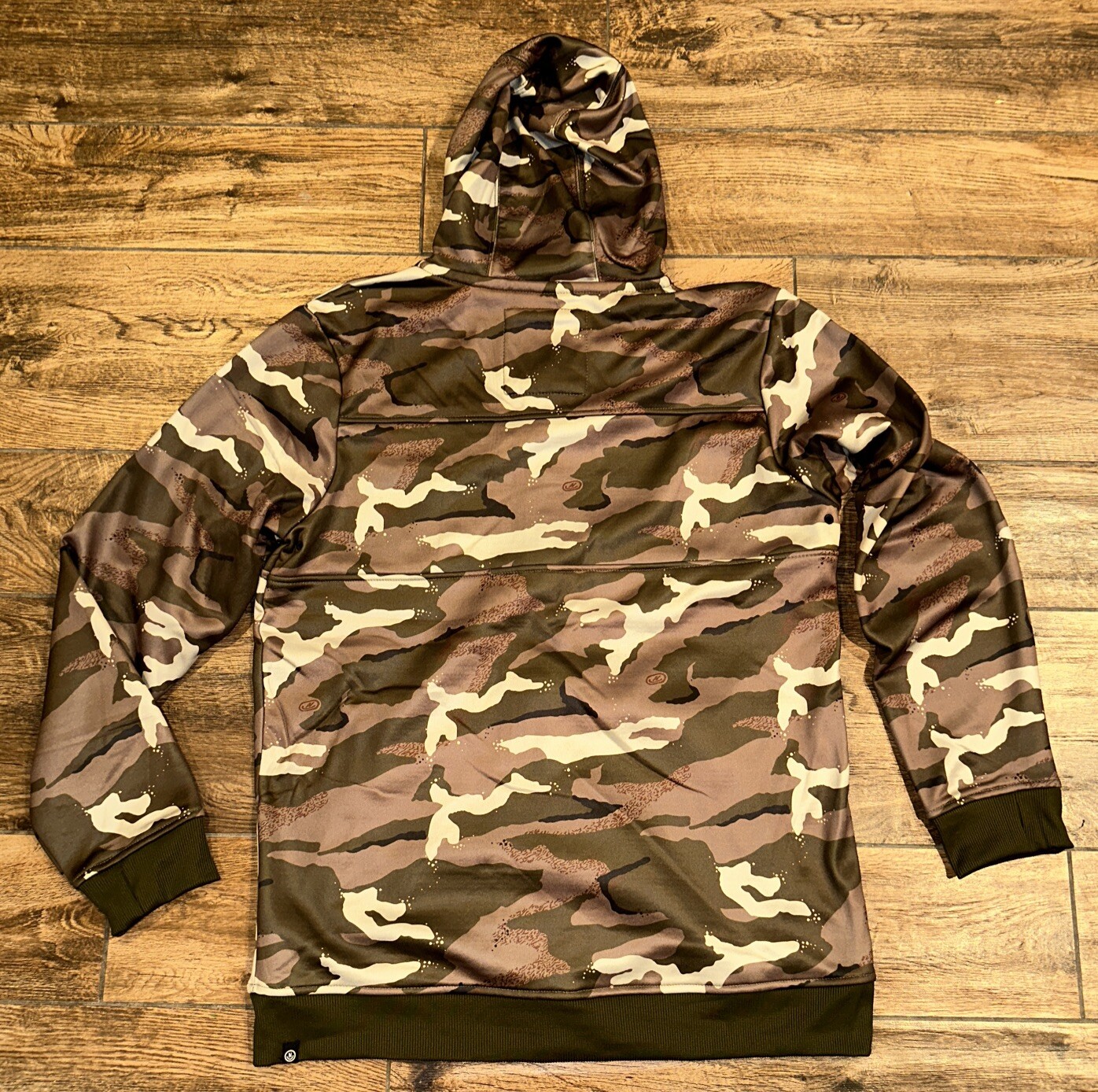 Neff Jacket Camouflage Large New Flint Shredder Softshell HOODIE WATER ...