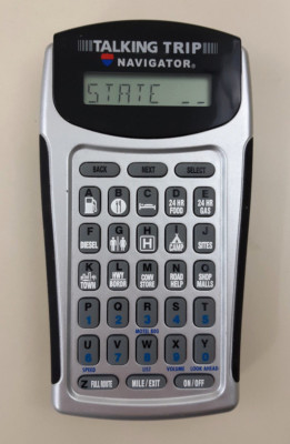 Talking Trip Navigator Handheld Electronic Interstate Exit Guide Model ...