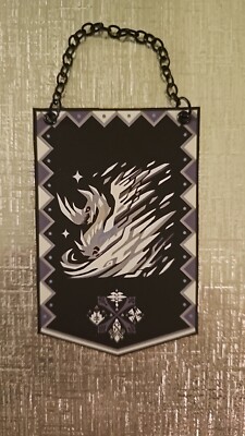 Monster Hunter Elder Dragon Velkhana Custom Made Mini Cloth Banner | eBay