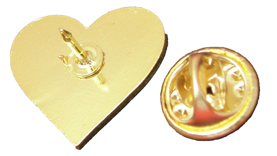Red Love Heart Pin Badge Loveheart Valentine's Day Gift Brooch | eBay