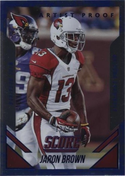 2015 Score - Artist's Proof #243 Jaron Brown /35 for sale online | eBay