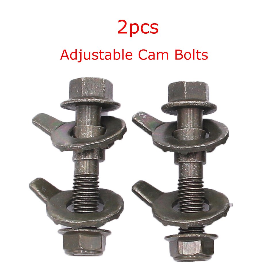 For 14MM ADJUSTABLE CAM BOLTS KITx2 FRONT LEFT & RIGHT CAMBER ALIGNMENT ...