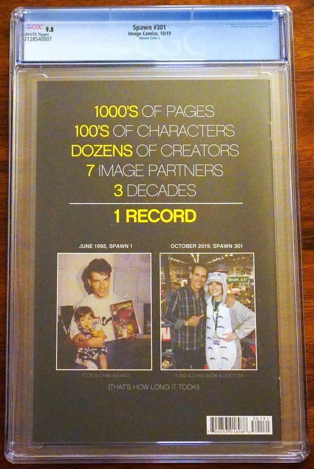 Spawn #301 2019 Todd McFarlane Image Comics Alex Ross Virgin Variant ...