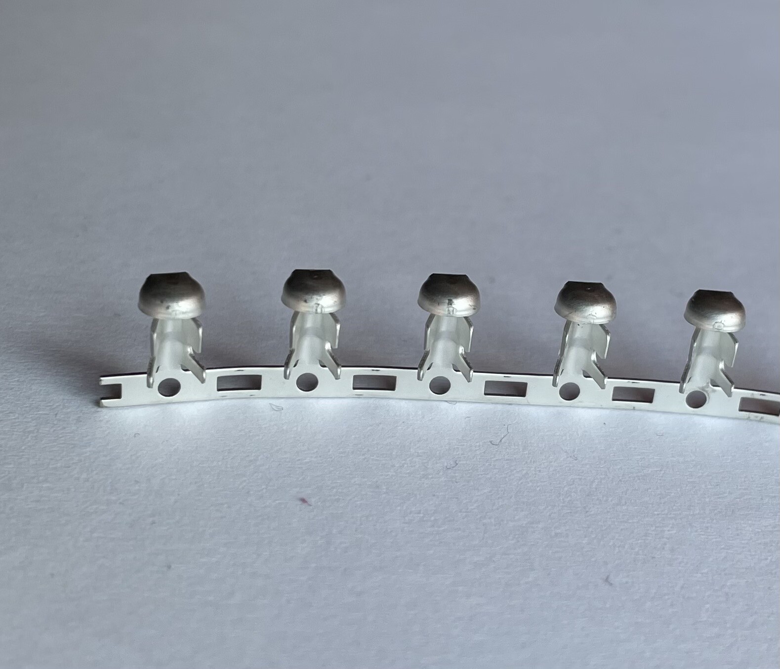 4.4 mm Button Contact wiring Terminals x 100 for motorcycle & car bulb ...