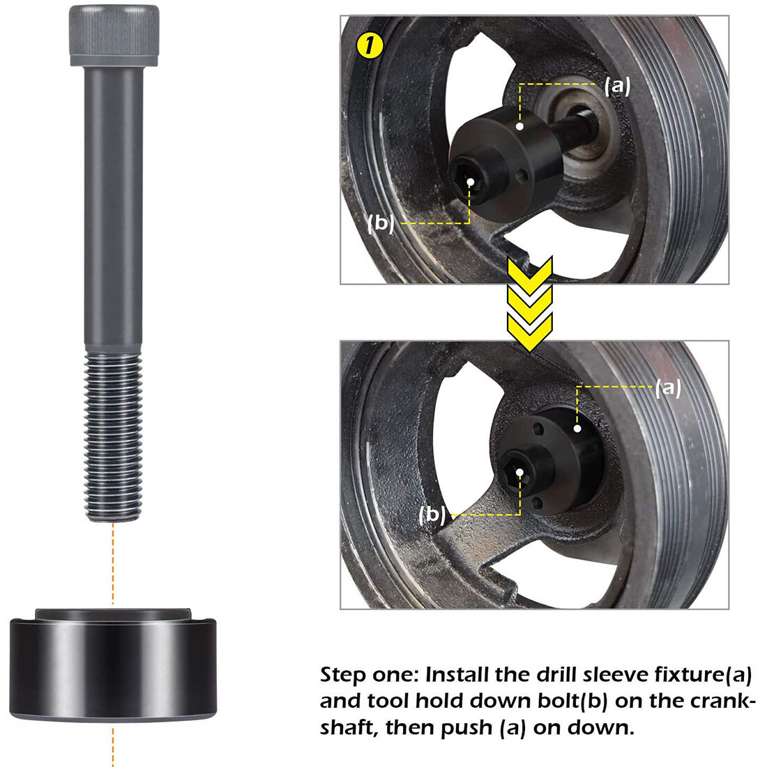 CPK10SS LS Crank Pin Kit Harmonic Dampener Tool 551917 LS1/2/3 LQ4/9 ...