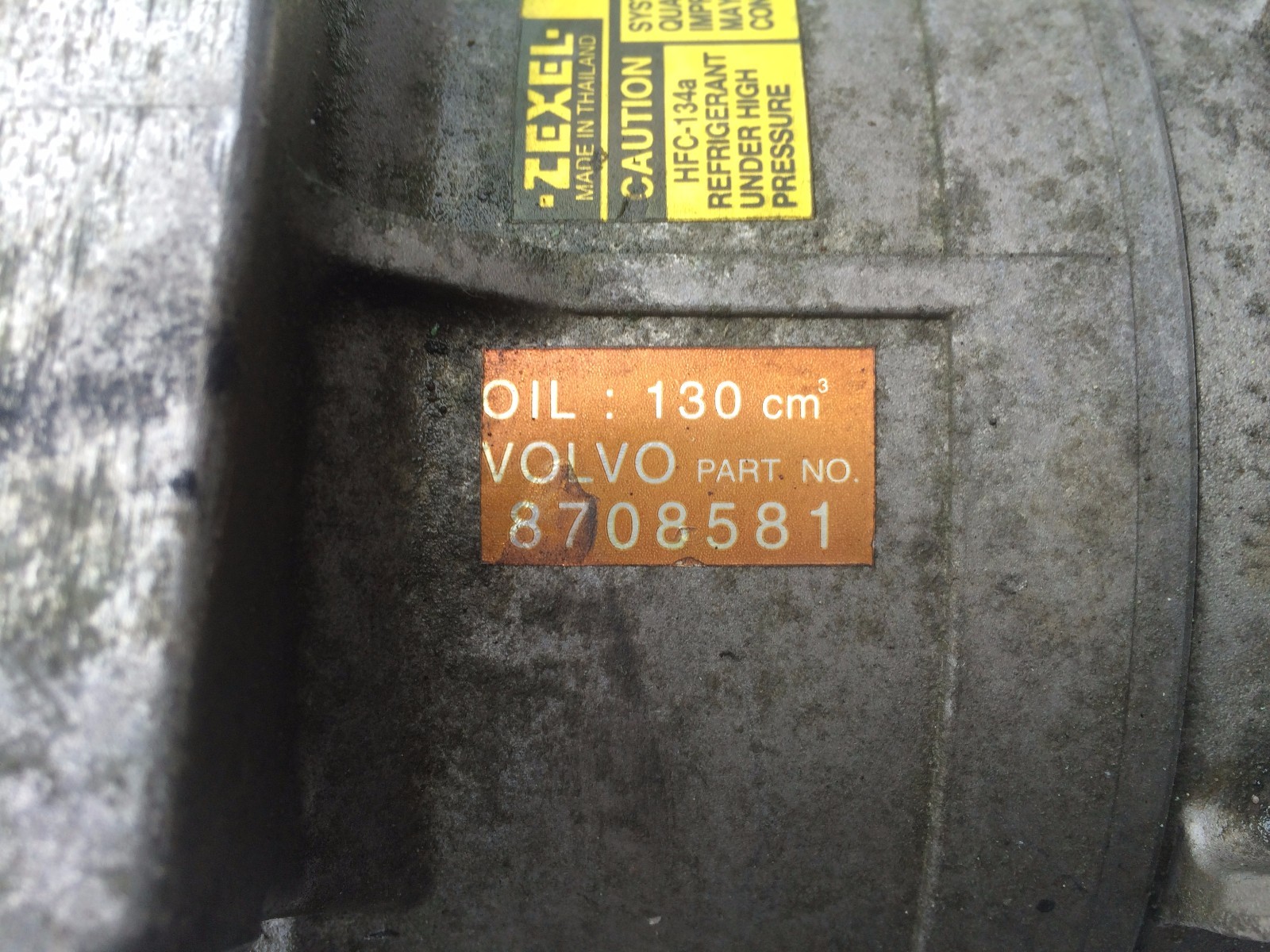 05 06 07 08 09 VOLVO S60 V70 AC Compressor Air Conditioner Genuine OEM ...