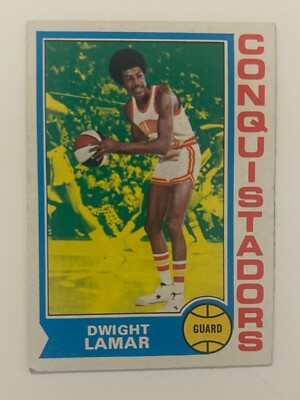 1974-75 Topps Dwight Lamar San Diego Conquistadors #177 *Excellent* | eBay