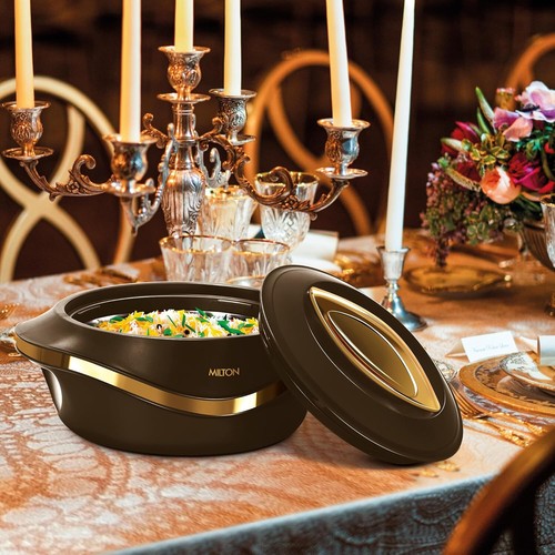 Milton Pearl Inner Stainless Steel Jr. Casserole Set of 3 Casserole ...