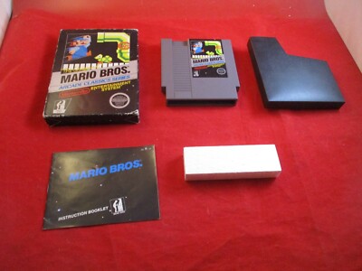 Super Mario Bros. Arcade Classic Series Nintendo NES COMPLETE w/ Black ...