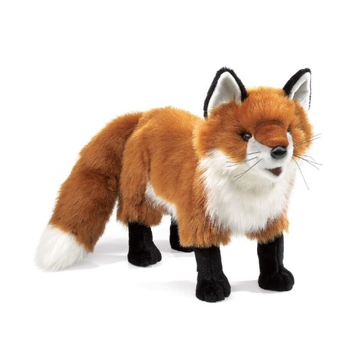 Folkmanis Red Fox Hand Puppet, Rust, White, Black, 1 EA | eBay
