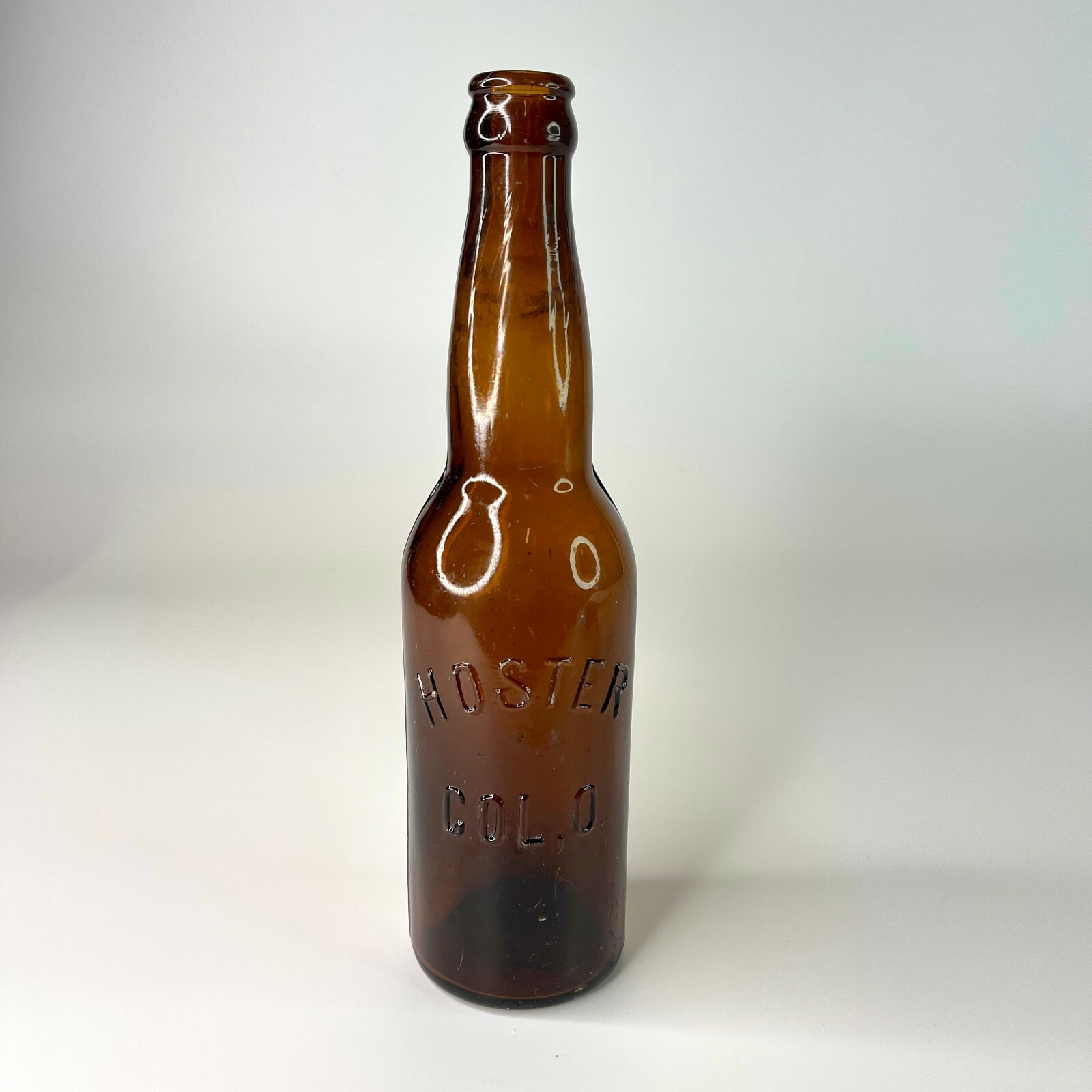 Embossed Hoster Brewing Col OH Beer Brown Bottle Blown Glass 12 oz | eBay