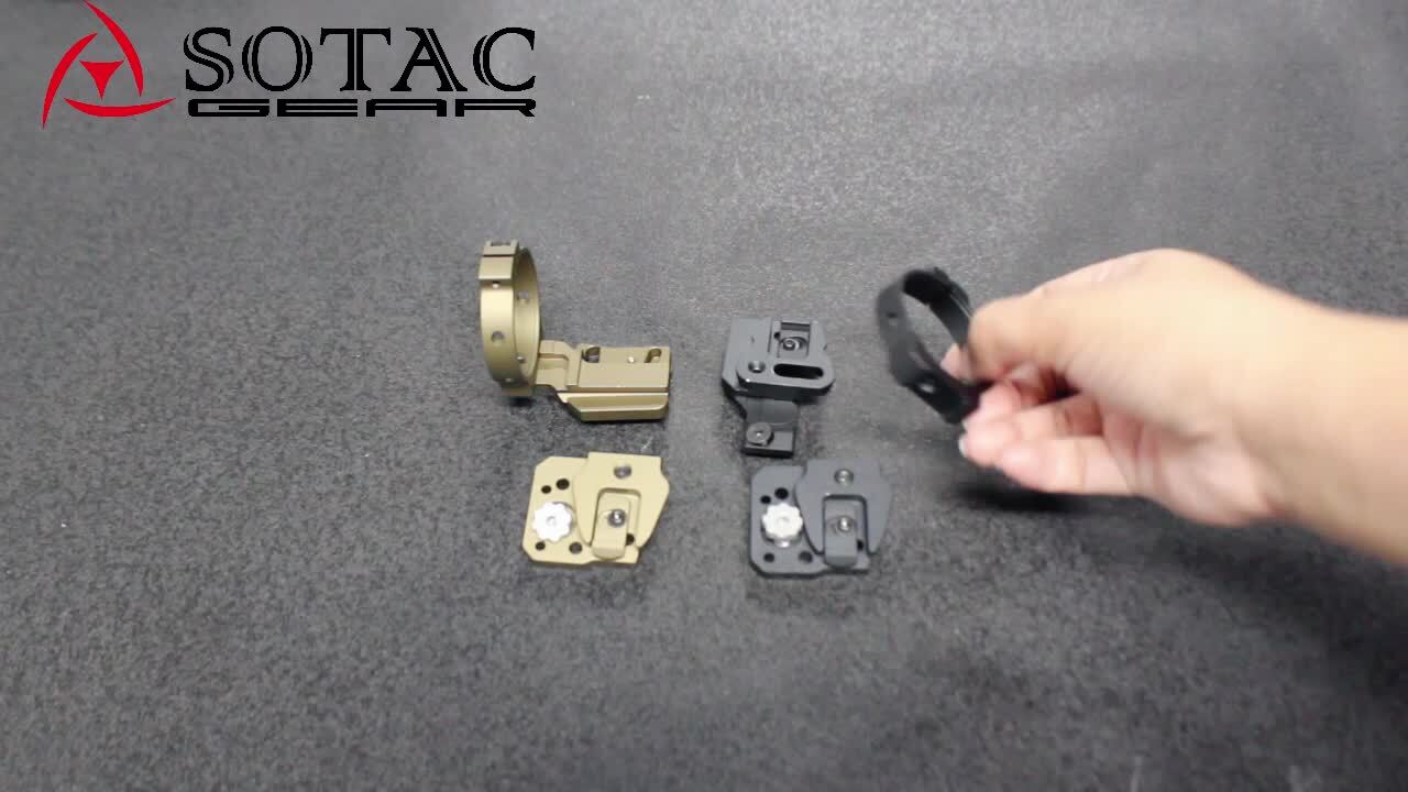 SOTAC Hunting PVS-14 Helmet Mount Adapter for REQ Universal Bridge ...