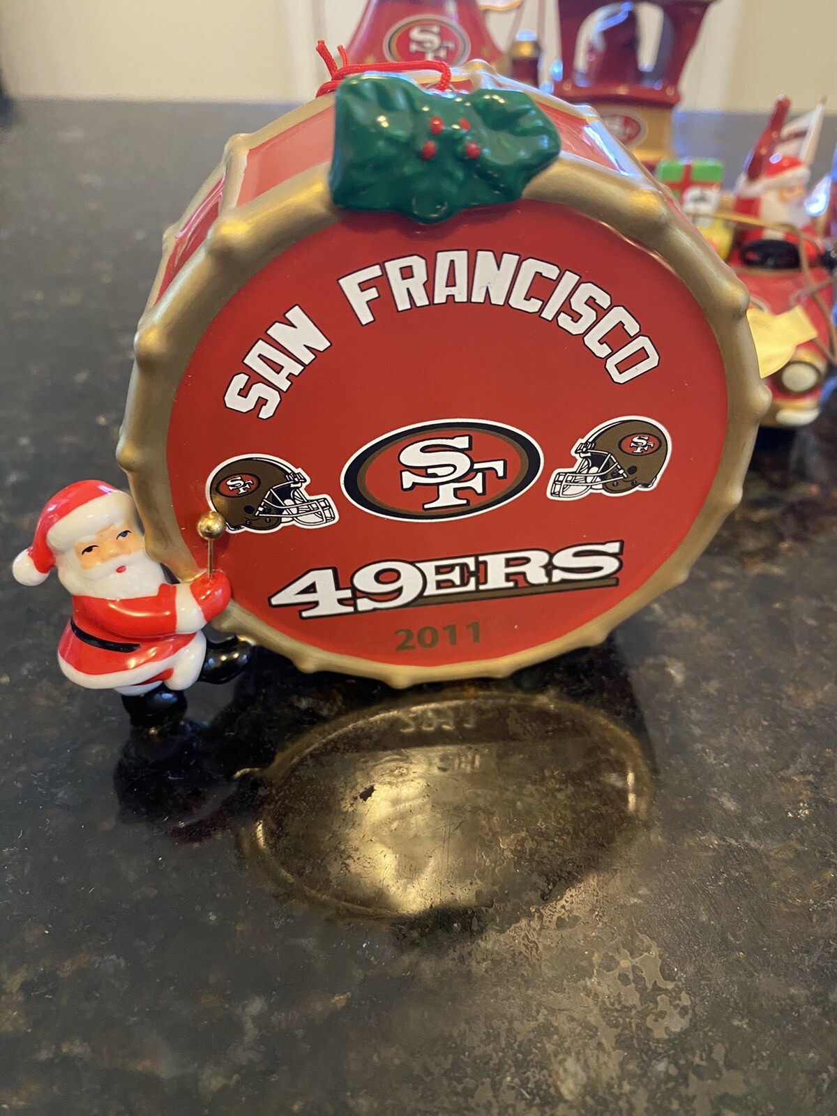 san francisco 49ers christmas ornaments Lot Of 6 | eBay