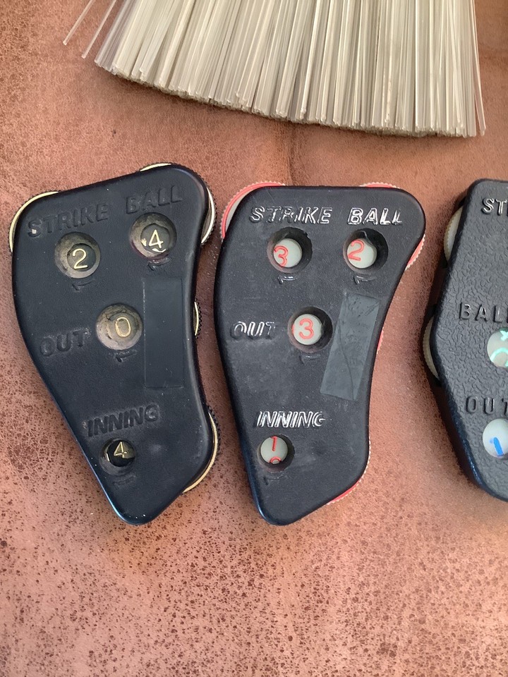 7 Item Umpire Lot 5 Counters Ball Strike Inning Out MacGregor TAG 2 ...