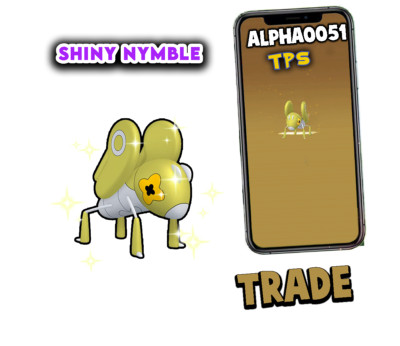 Pokemon Shiny Nymble Fast Trade Registered or 1M | eBay