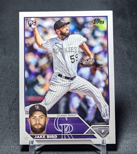 Jake Bird Rookie RC 2023 Topps Update Baseball Card #US162 Colorado ...