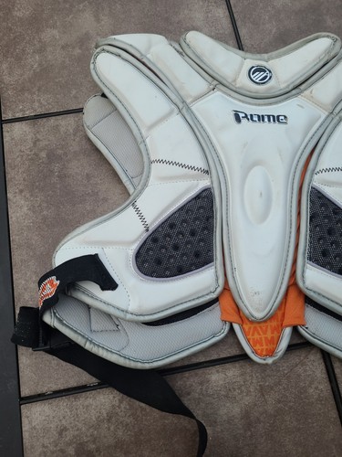 Maverick Shark Gel White/Black Youth Adjustable Lacrosse Chest ...