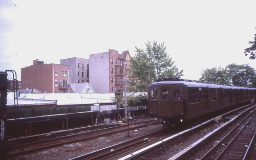 NYCTA slide. 1914 BMT AB - STANDARD subway museum train action on ...