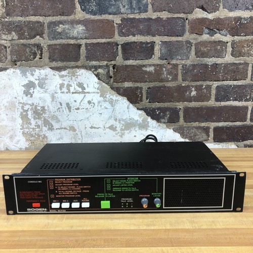 Bogen MCP35A Intercom Console Master Controller/Control Panel | eBay
