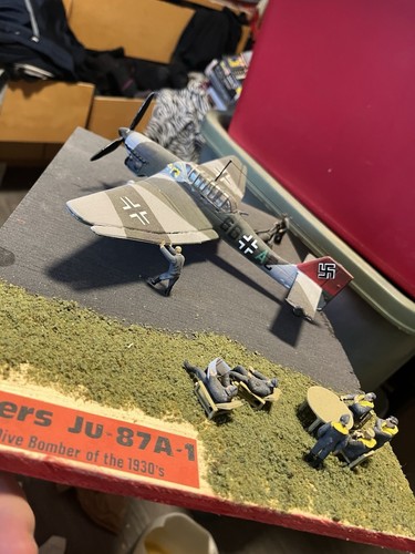 JU 87 A 1 Stuka With Crew Diorama A Little Dusty | eBay