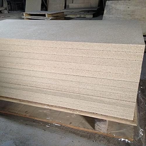 Vermiculite Firebrick Fire Board 25mm Heat Proof Brick Fireboard ...