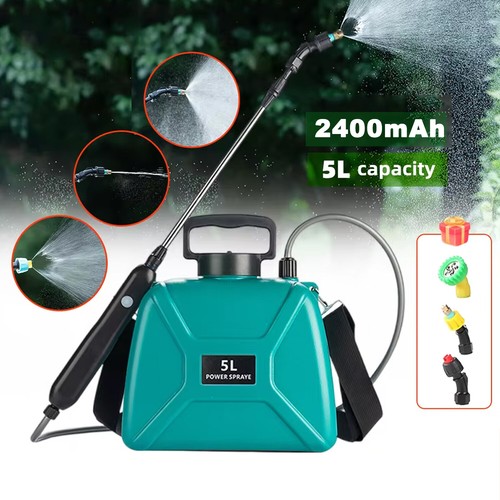 Rechargeable Electric Garden Plant Sprayer 1.35Gallon Battery Powered ...