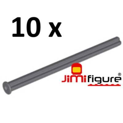 NEW 10 x LEGO Technic Axle 8L with Stop Dark Bluish Grey 55013 Genuine ...