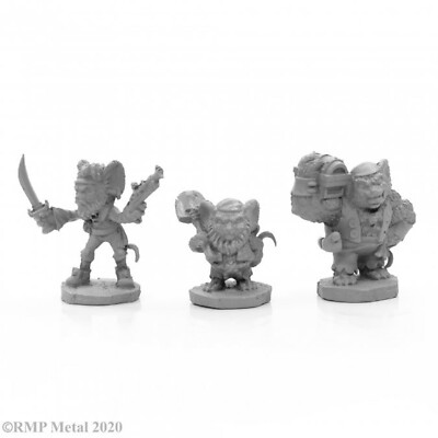PIRATE MOUSLING CREW Reaper Miniatures Dark Heaven Legends REM04027 D&D ...