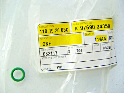 OEM Kia Genuine Parts O-Ring 9769034350 | eBay