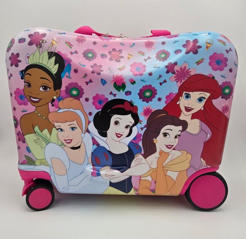 Disney Princess Kid's Ride On & Carry On Luggage Pink | eBay